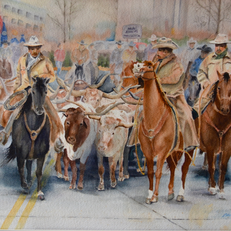Crossing The Double Yellow | Sharon Haney Art